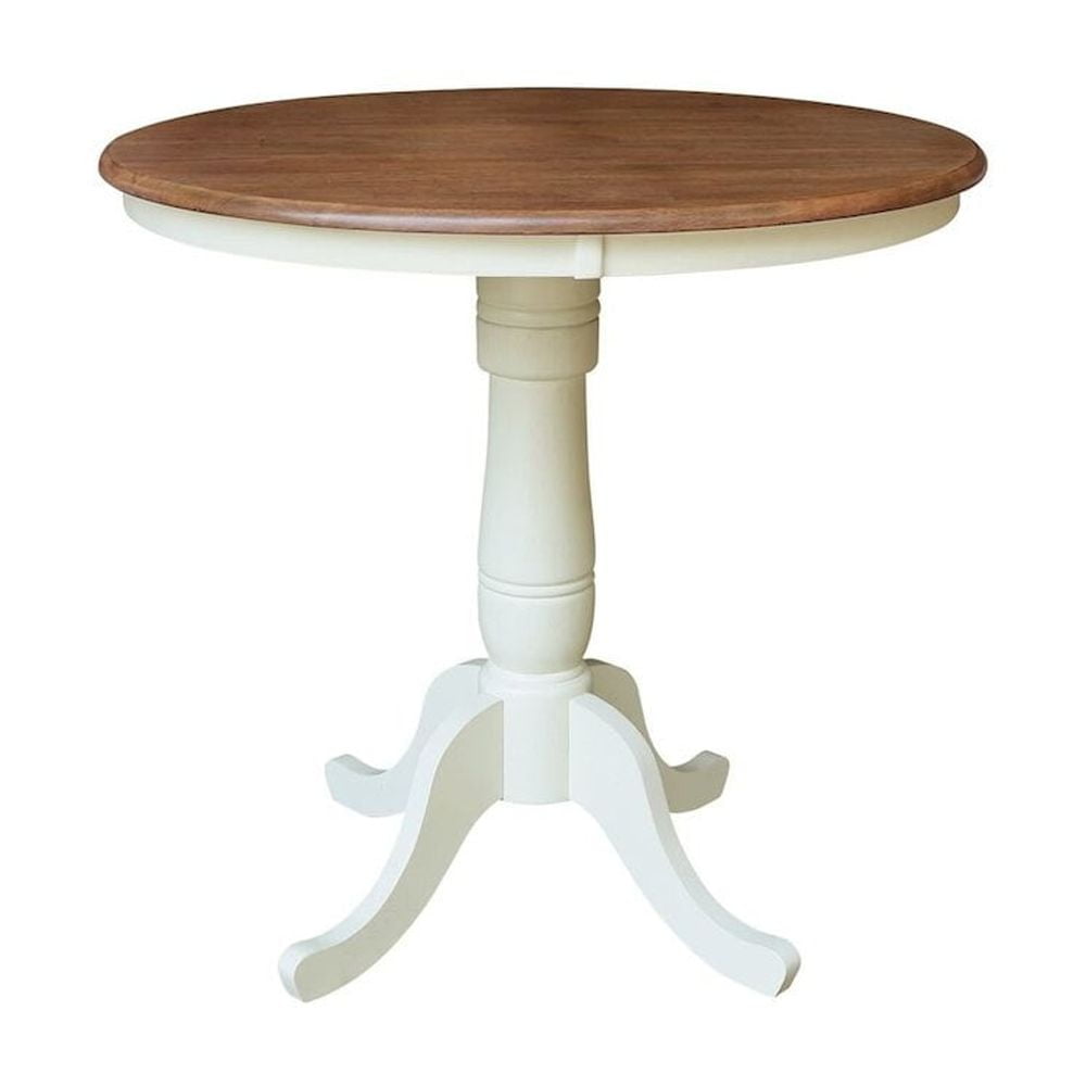 International Concepts 36" Round Top Counter Height Pedestal Dining ...
