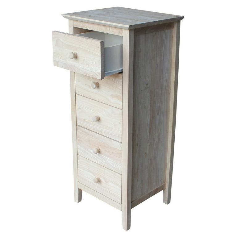 Unfinished lingerie chest store