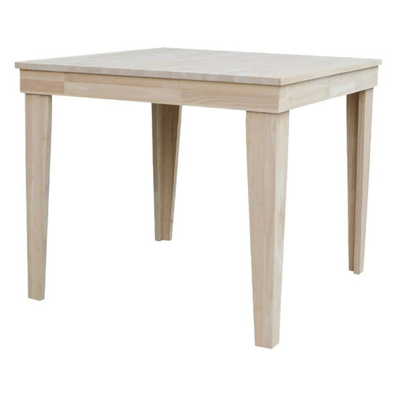 Aspen Solid Wood Counter Height Table - Unfinished - Walmart.com
