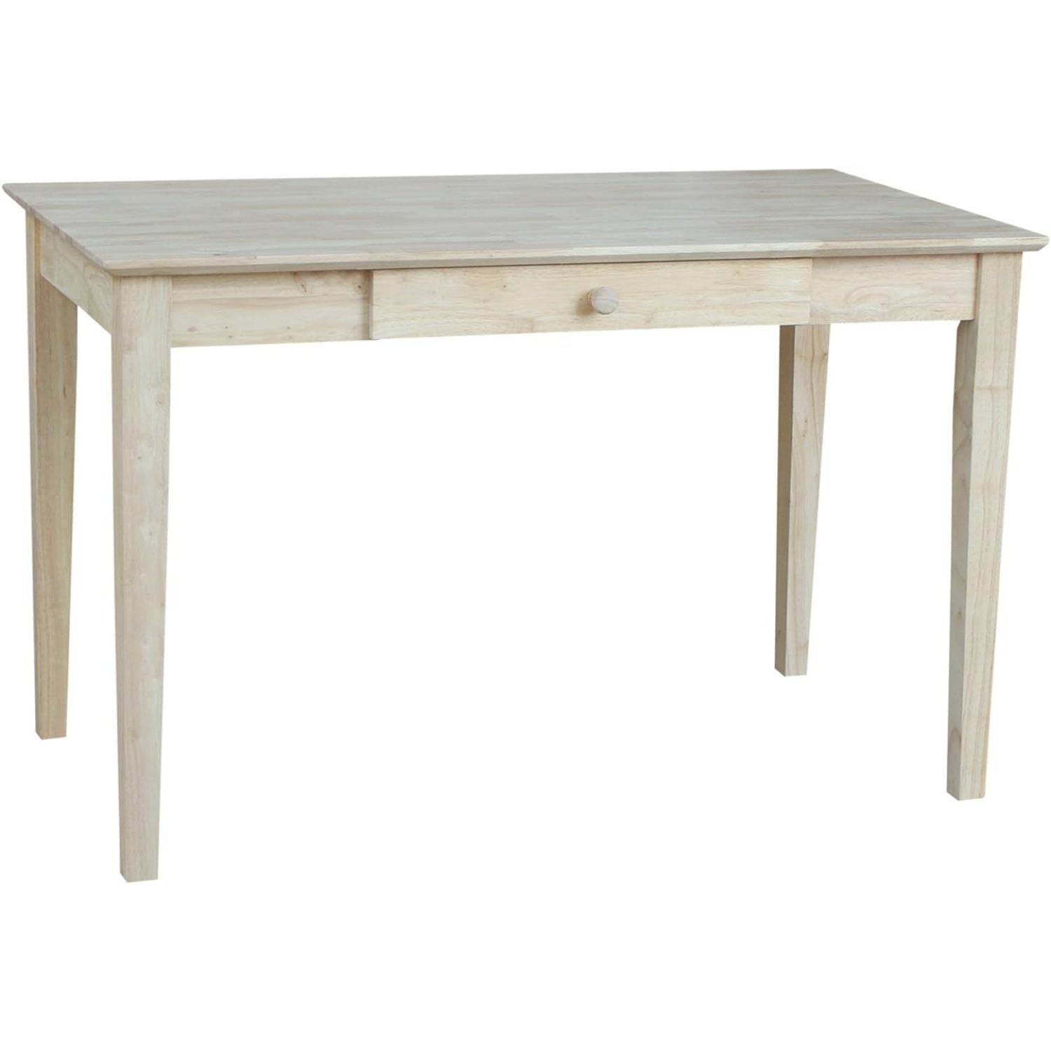 International Concepts Basic Desk with Drawer, Unfinished - Walmart.com