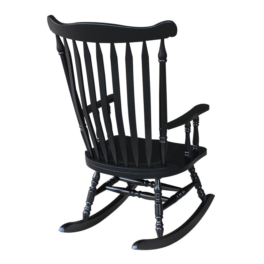 International Concepts Colonial Rocking Chair - Antique Black - Walmart.com