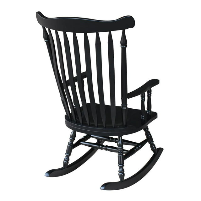International Concepts Colonial Rocking Chair - Antique Black - Walmart.com
