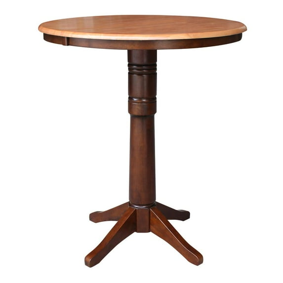 International Concepts Extendable Bar Table in Cinnamon and Espresso ...