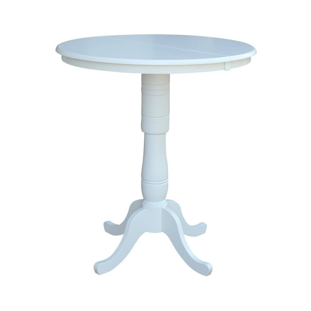 International Concepts Extendable Bar Table in White - Walmart.com