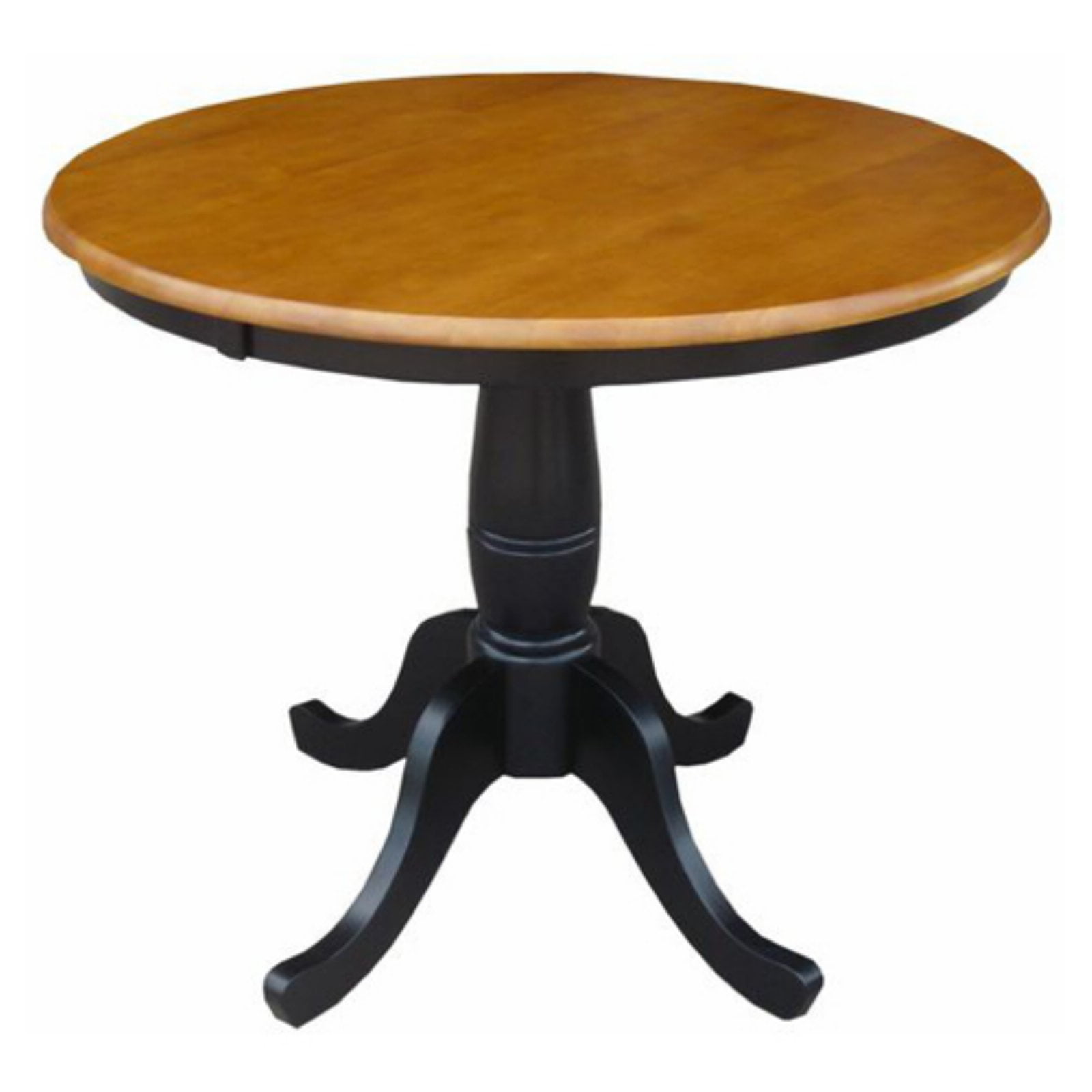 International Concepts Piperton 36 in. Round Top Pedestal Dining Table ...