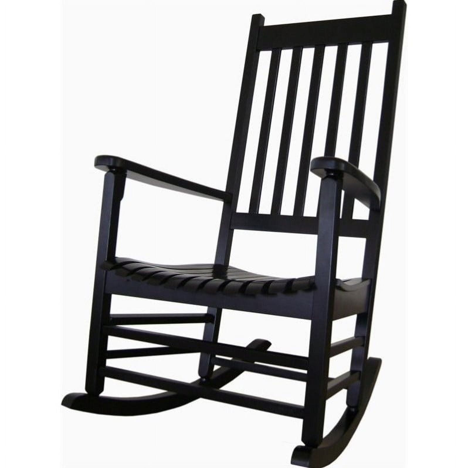 International Concepts Porch Rocker in Black Finish - Walmart.com