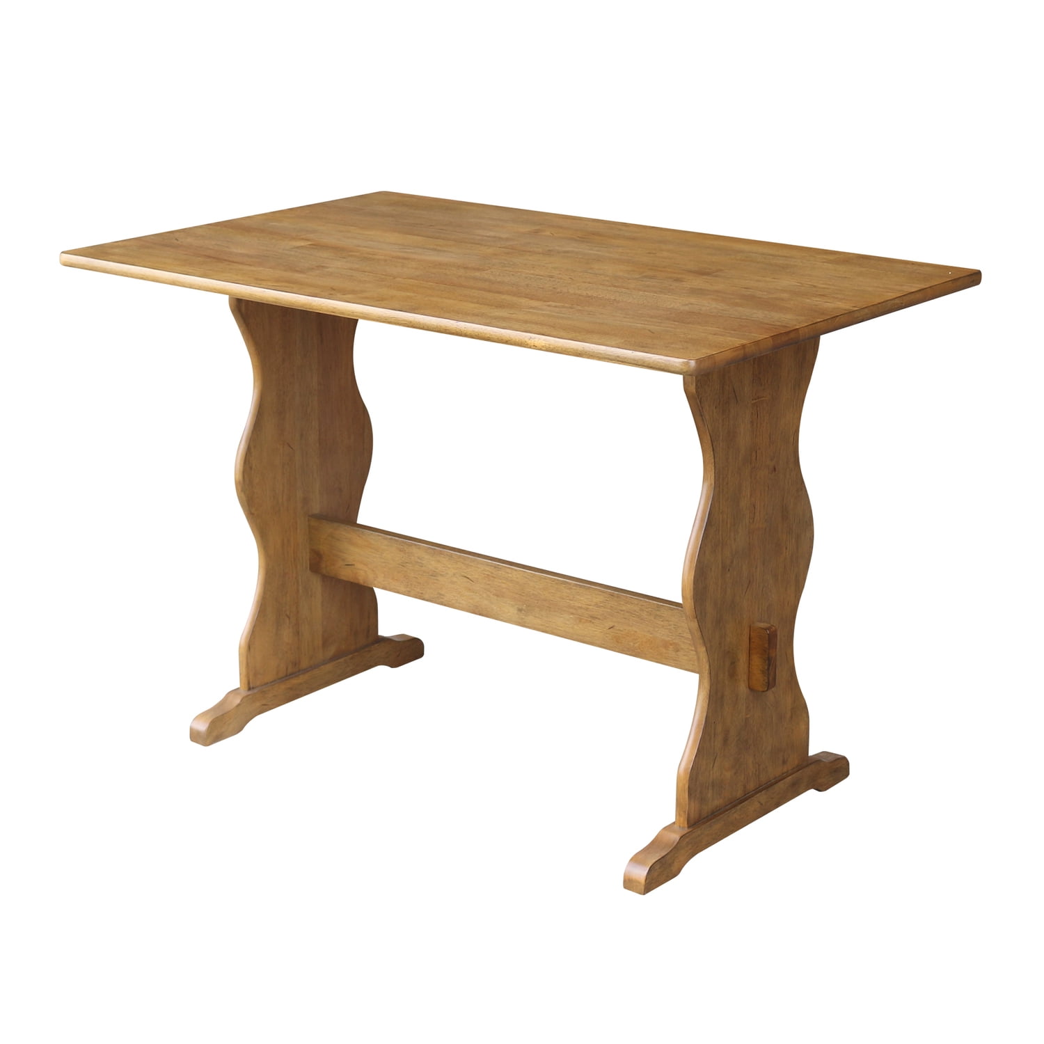 International Concepts Trestle Table, Pecan - Walmart.com
