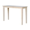 International Concepts Ashford Rectangular Hall Table with Drawer ...
