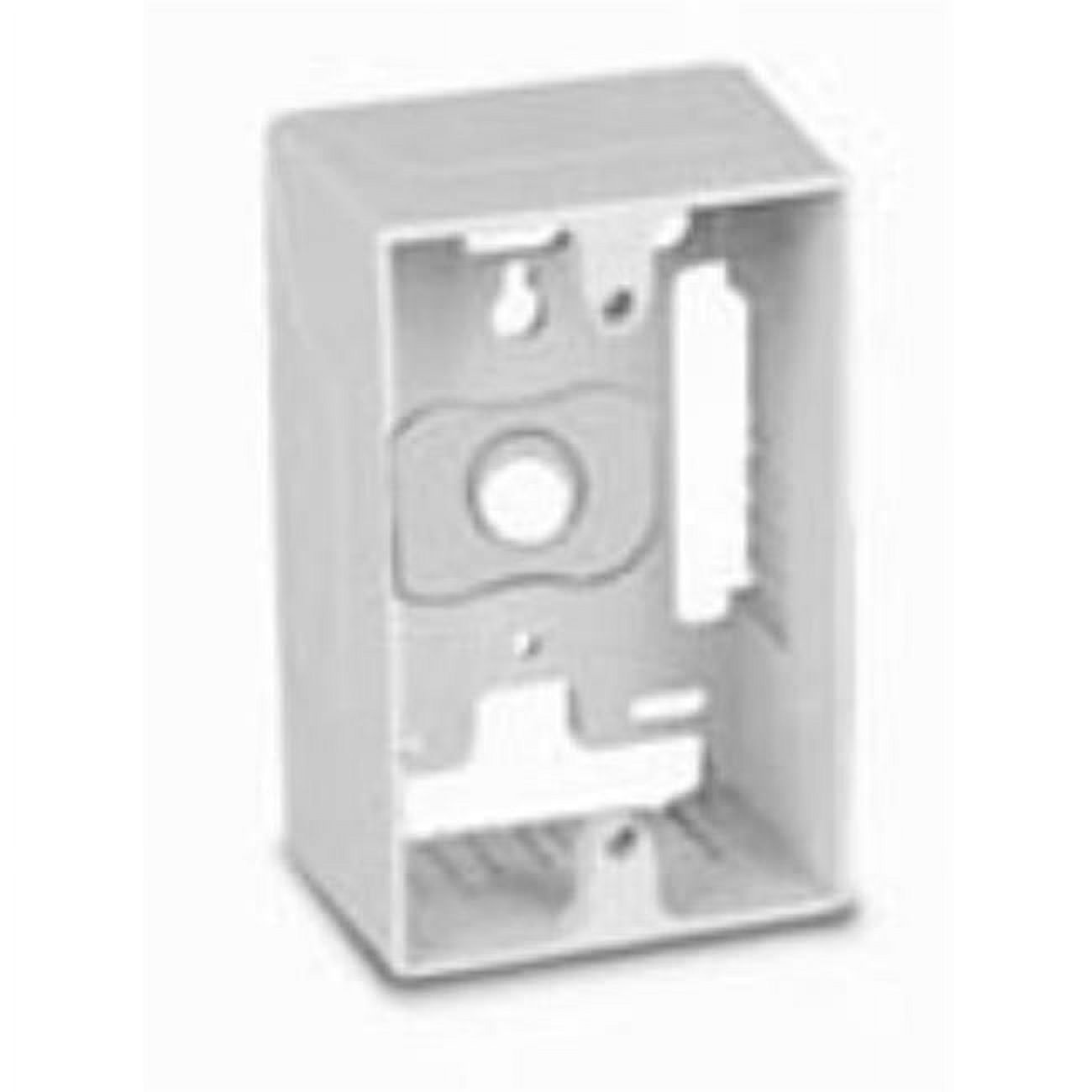International Connectors & Cable 1-Gang Mounting Box, White - Walmart.com