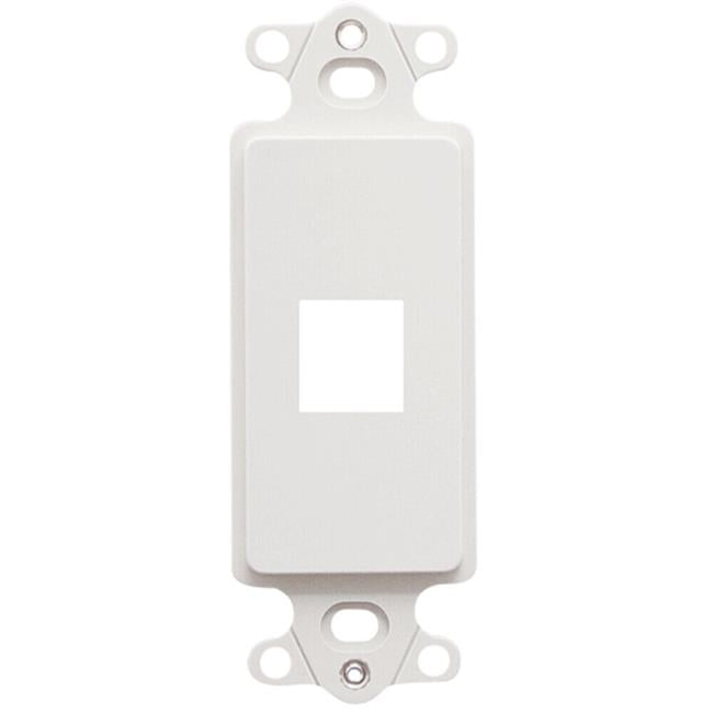 International Connectors & Cable Decorex 1-Port Insert, White - Walmart.com