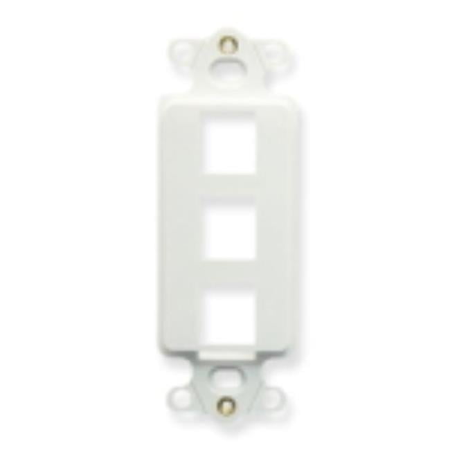 International Connectors & Cable IC107DI3WH Insert Decorex 3-Port ...