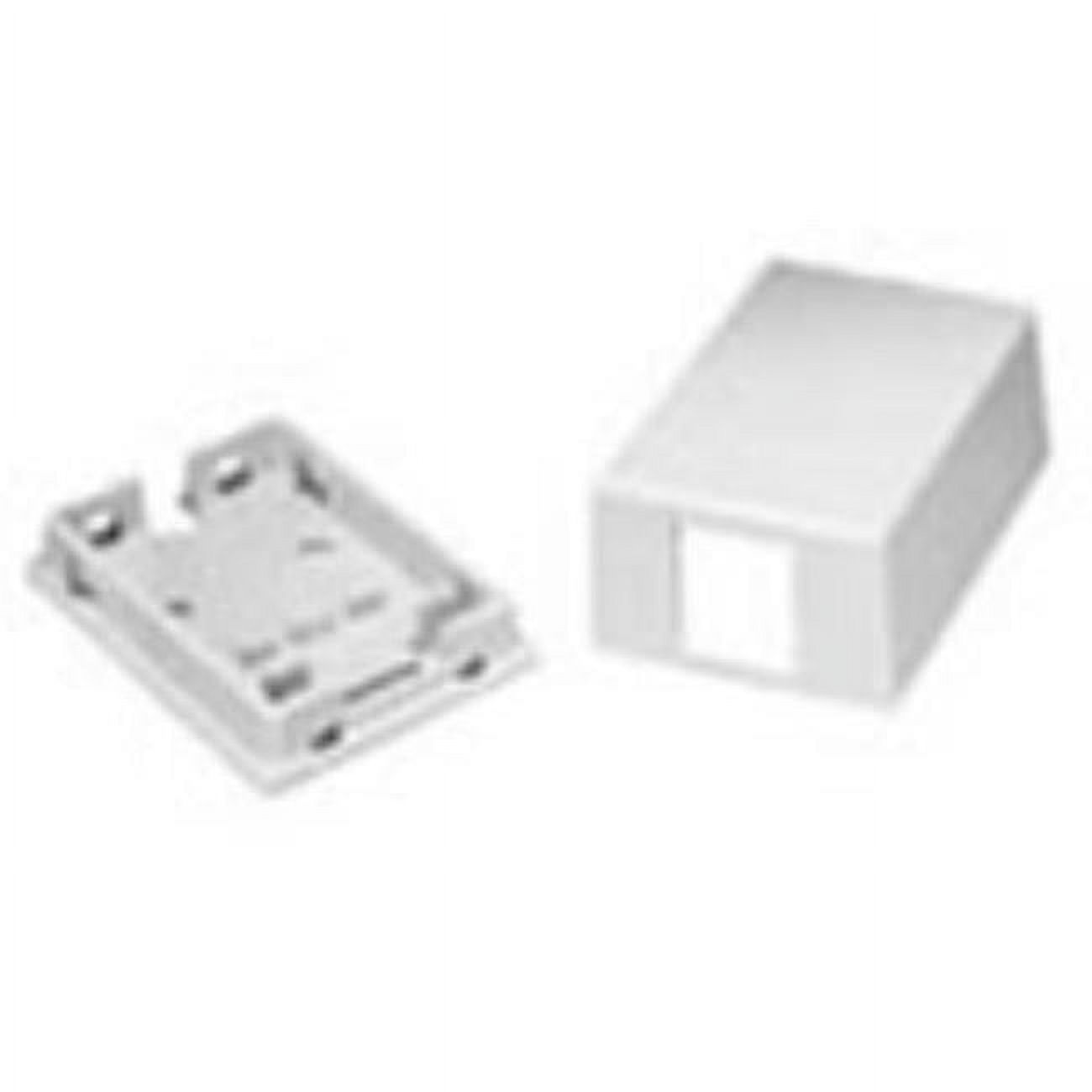 International Connectors & Cable Surface Mount Box 1-Port, White ...