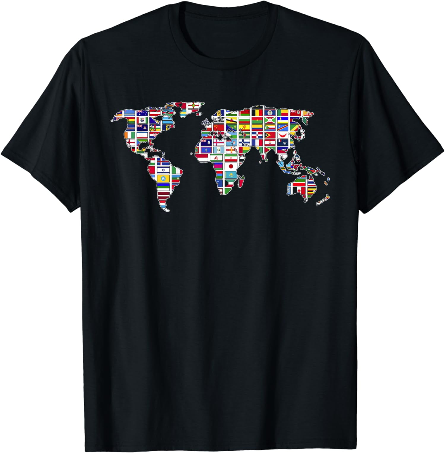 International Country Flags Traveling Countries World Flags T-Shirt ...