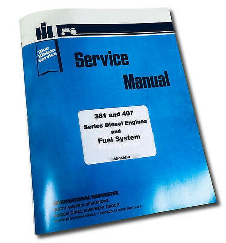 International D361 D407 Dt361 Dt407 Diesel Engine Service Repair Manual ...