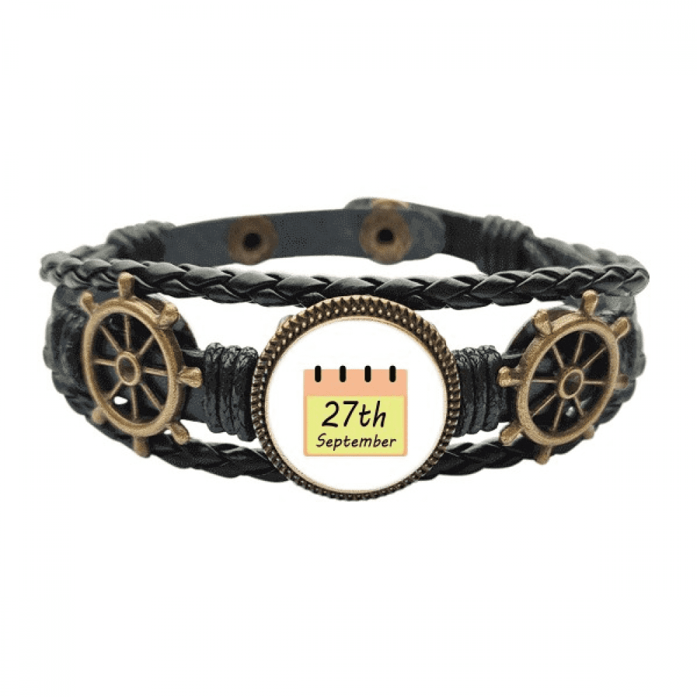 International Day Deaf Rehabilitation Activist Leather Braided Ocean ...