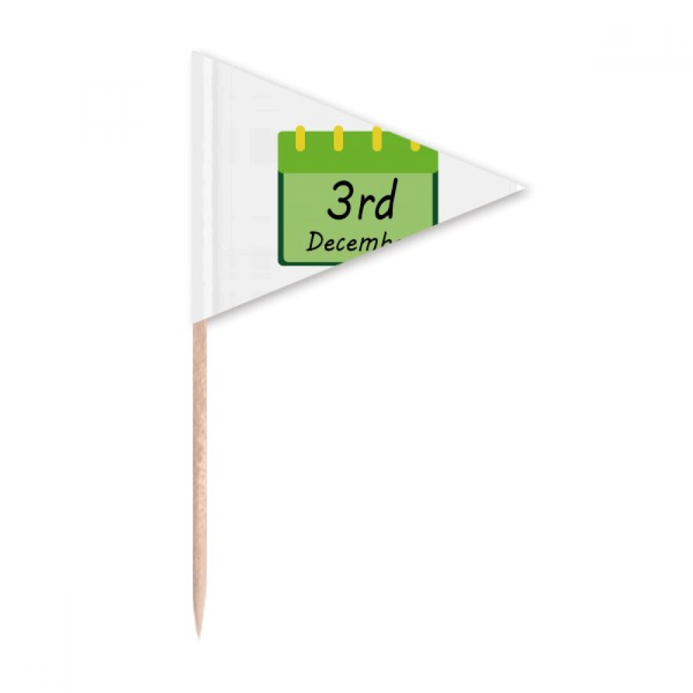 International Day Disabled Persons Care Toothpick Triangle Cupcake ...