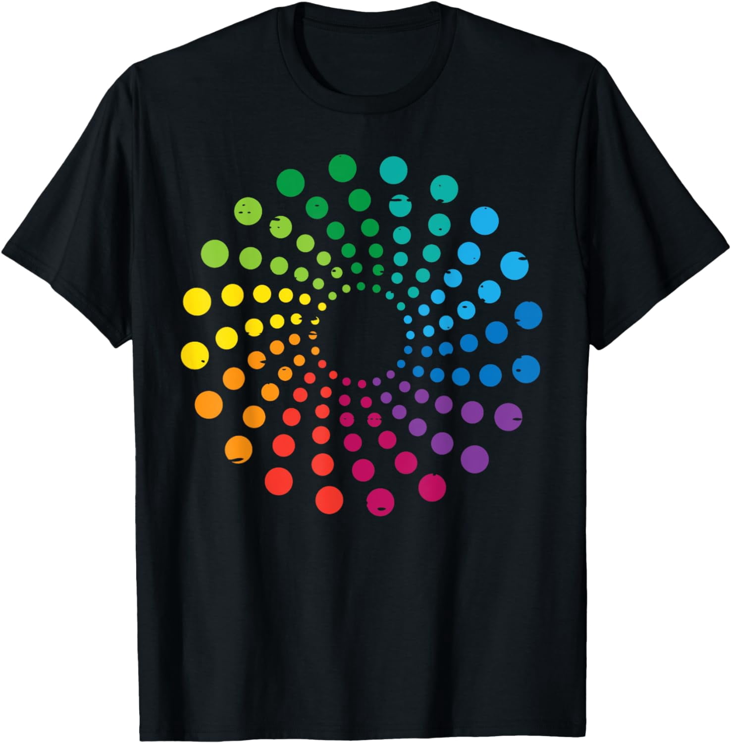International Day Dot Spiral Dots Colorful Men Women Kids T-Shirt ...
