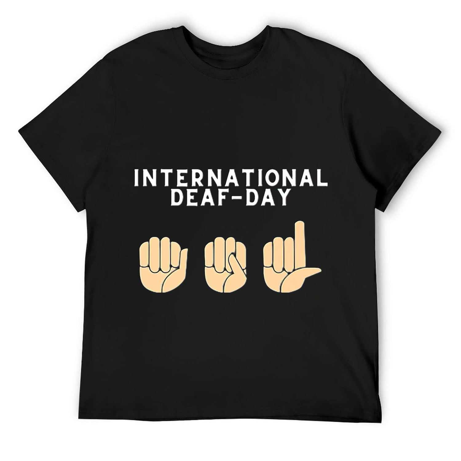 International Deaf Day - Deaf Culture ASL Sign Language T-Shirt ...