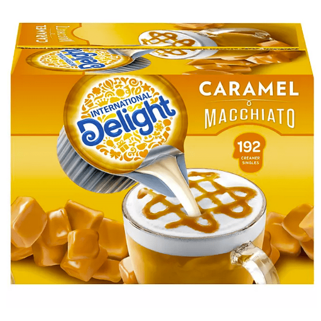 International Delight Caramel Macchiato Coffee Creamer Singles (192 ct ...