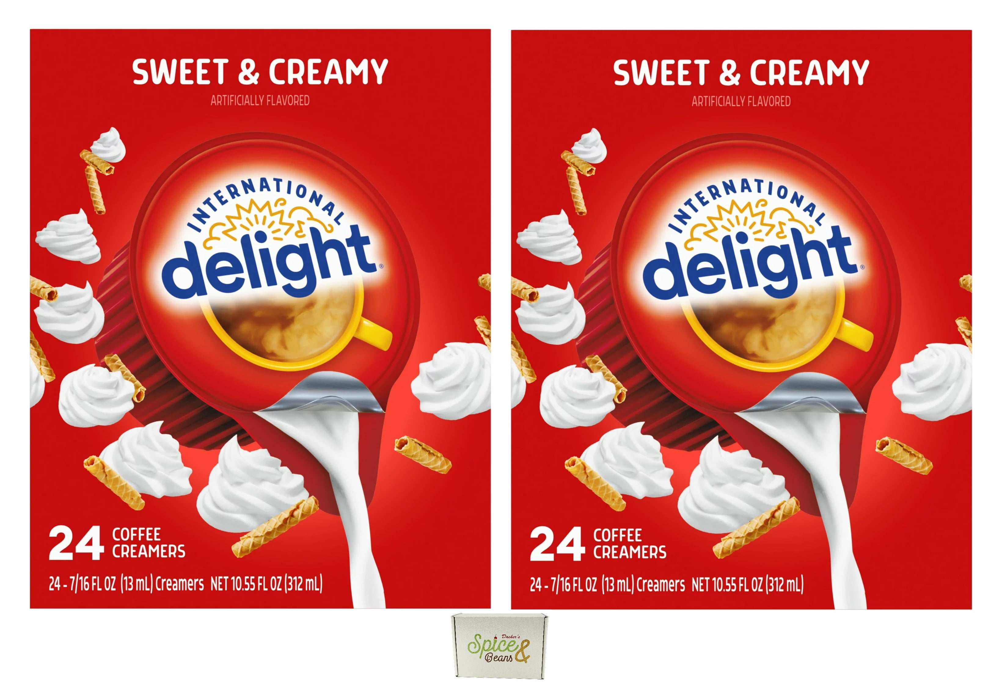 International Delight Individual Coffee Creamer Cups - Sweet & Creamy ...