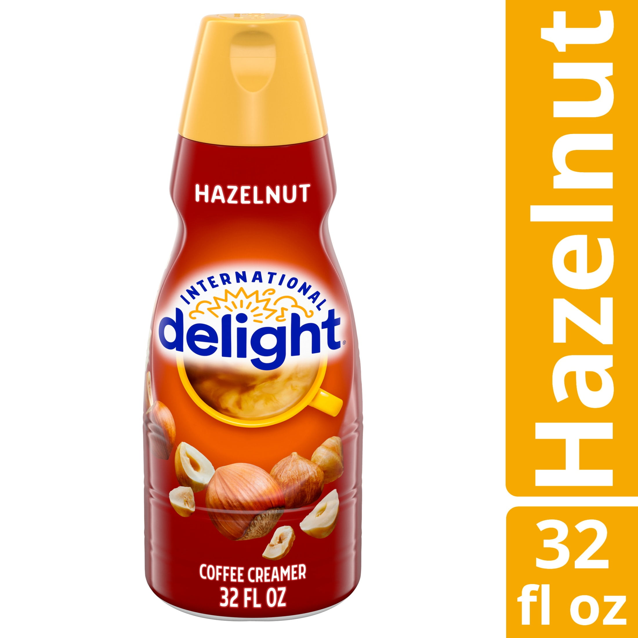 International Delight Hazelnut Coffee Creamer, 32 fl oz Bottle ...