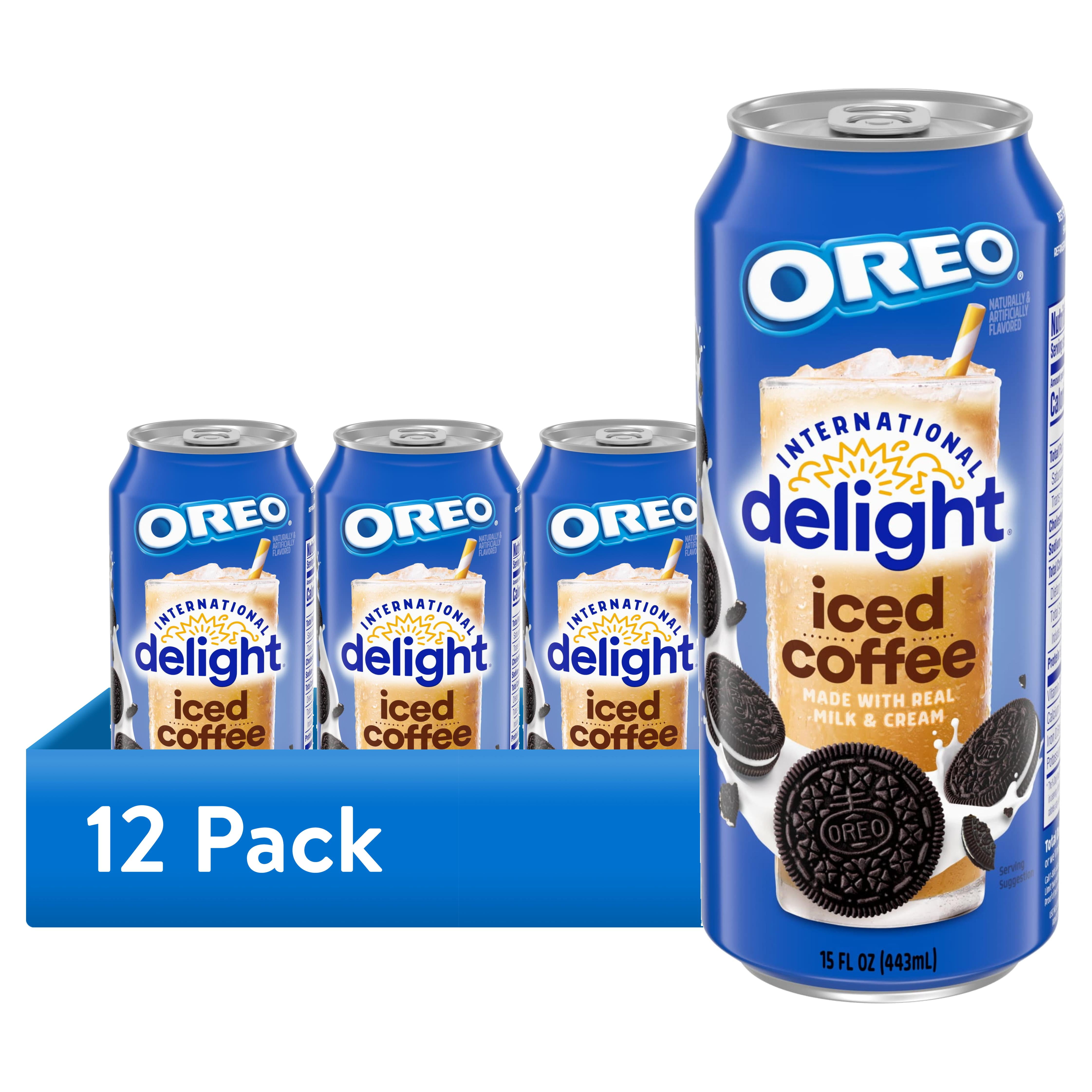 (12 pack) International Delight Ready to Drink OREO(R) Iced Coffee, 15 fl oz Can - Walmart.com
