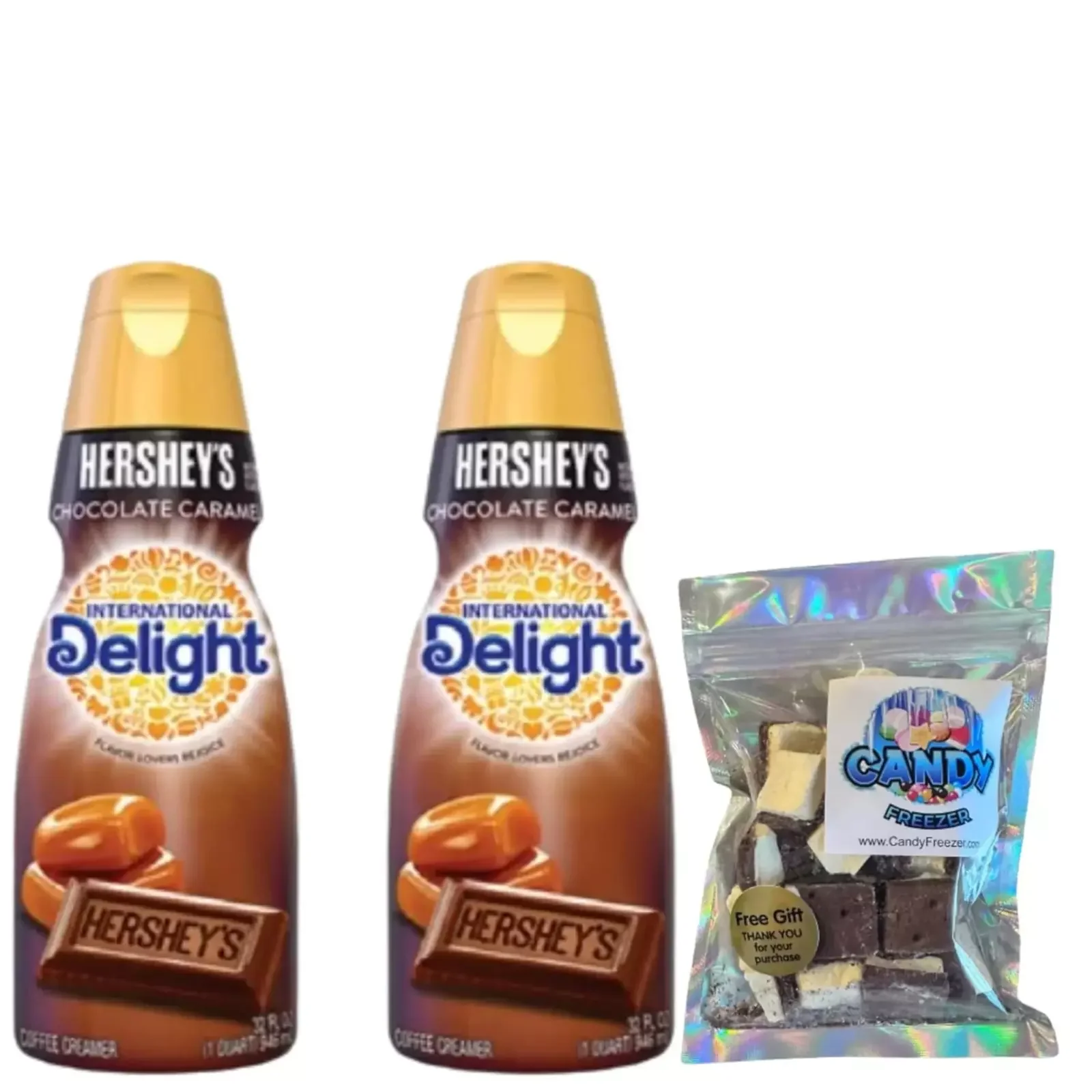 International-Delight Liquid Coffee Creamer (Chocolate Caramel) Two 32 ...