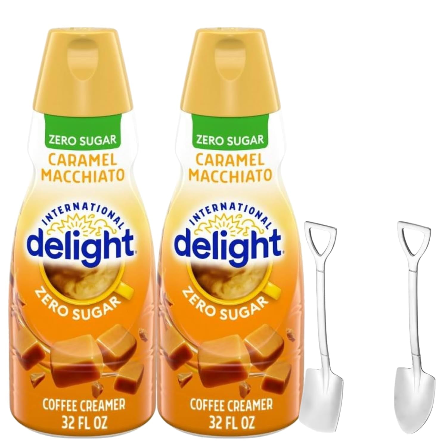 International-Delight Liquid Coffee Creamer.- Two (2) 32 fl oz Bottles ...