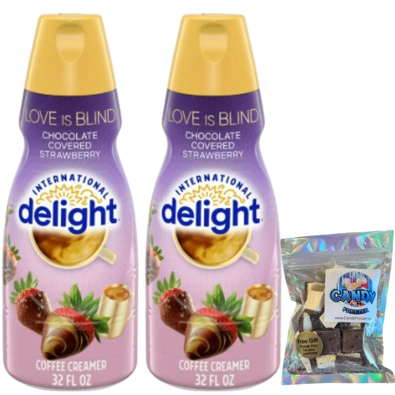 International-Delight Liquid Coffee Creamer Two 32 fl oz. of Creamy ...