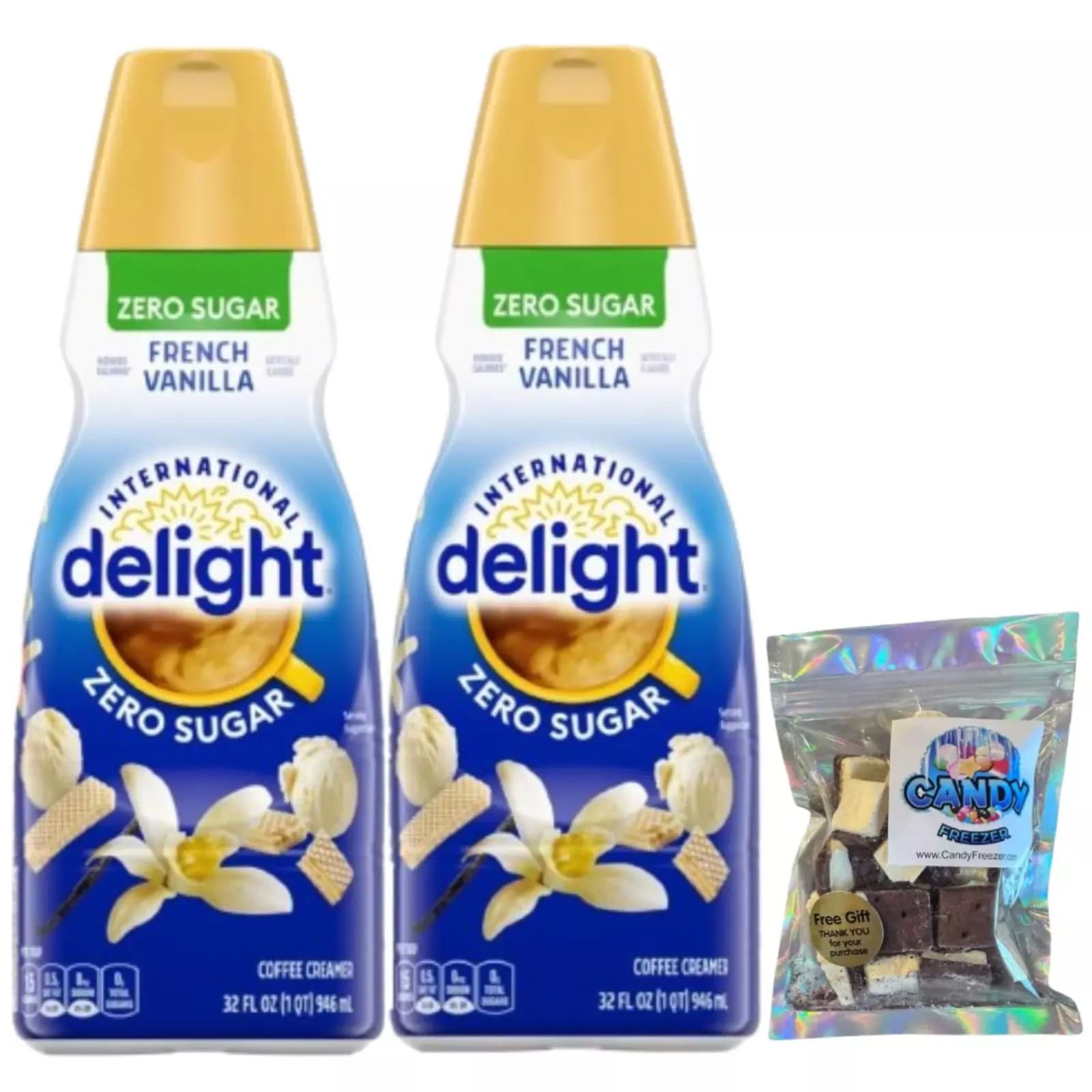 International-Delight Liquid Coffee Creamer Two 32 fl oz. of Creamy ...