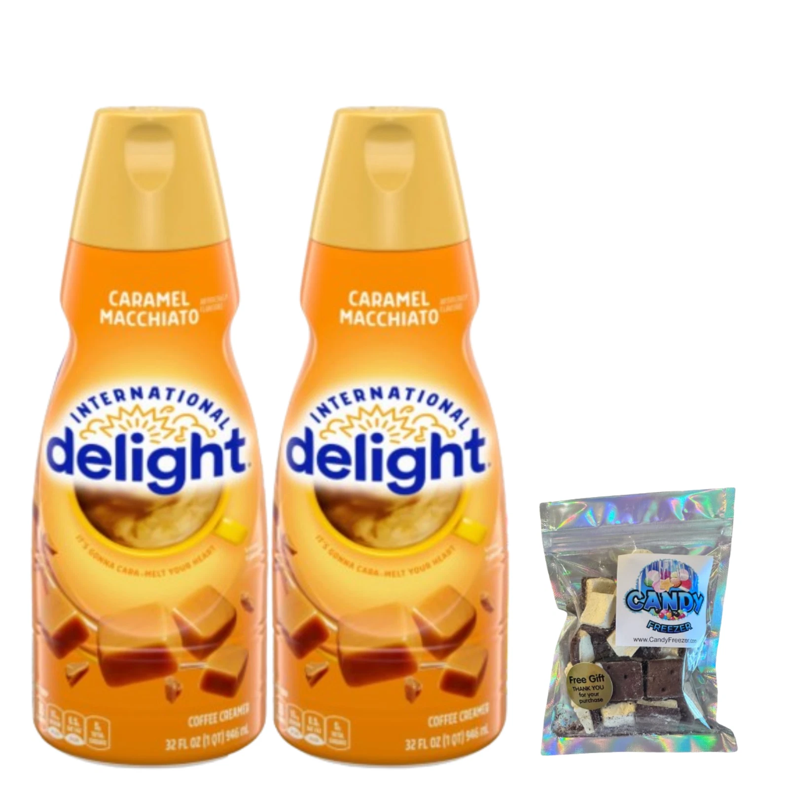 International-Delight Liquid Coffee Creamer Two 32 fl oz. of Creamy ...