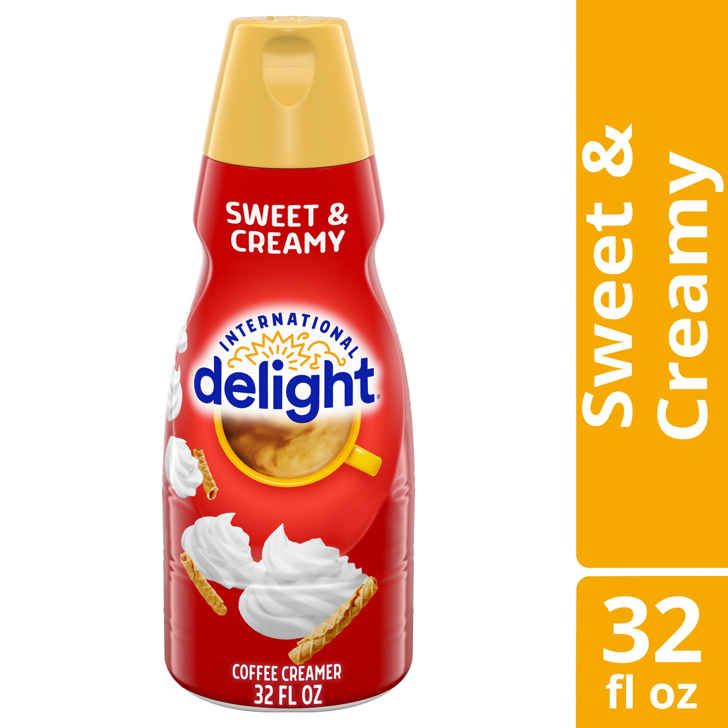 International Delight Sweet & Creamy Coffee Creamer, 32 fl oz Bottle ...