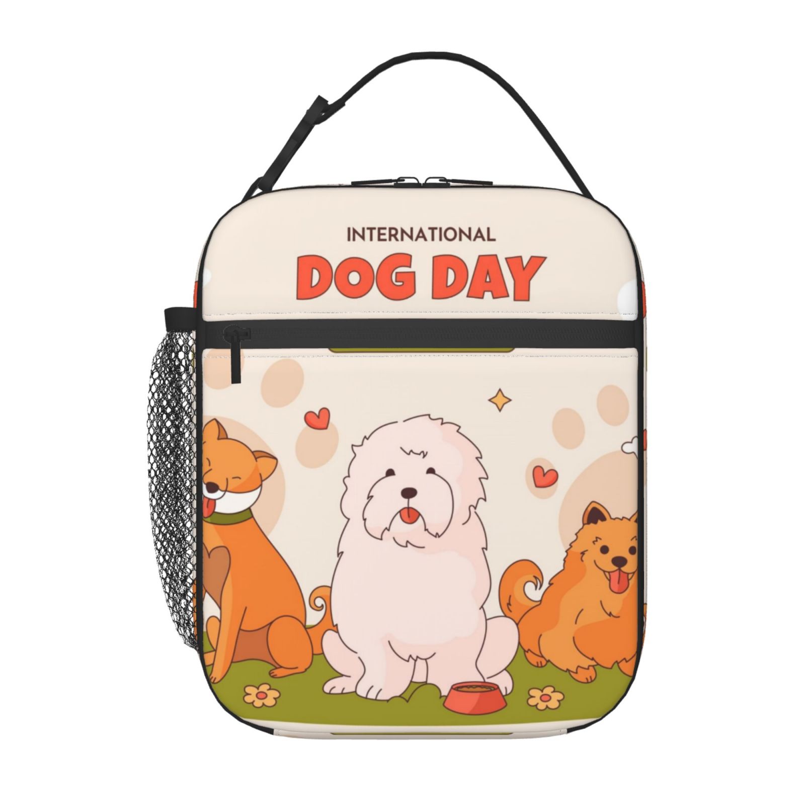 International Dog Day Celebration Reusable Insulated Lunch Bag - Small ...