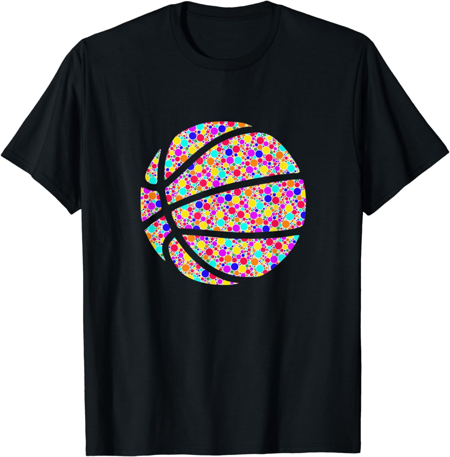 International Dot Day Colorful Dotted Basketball T-Shirt - Walmart.com