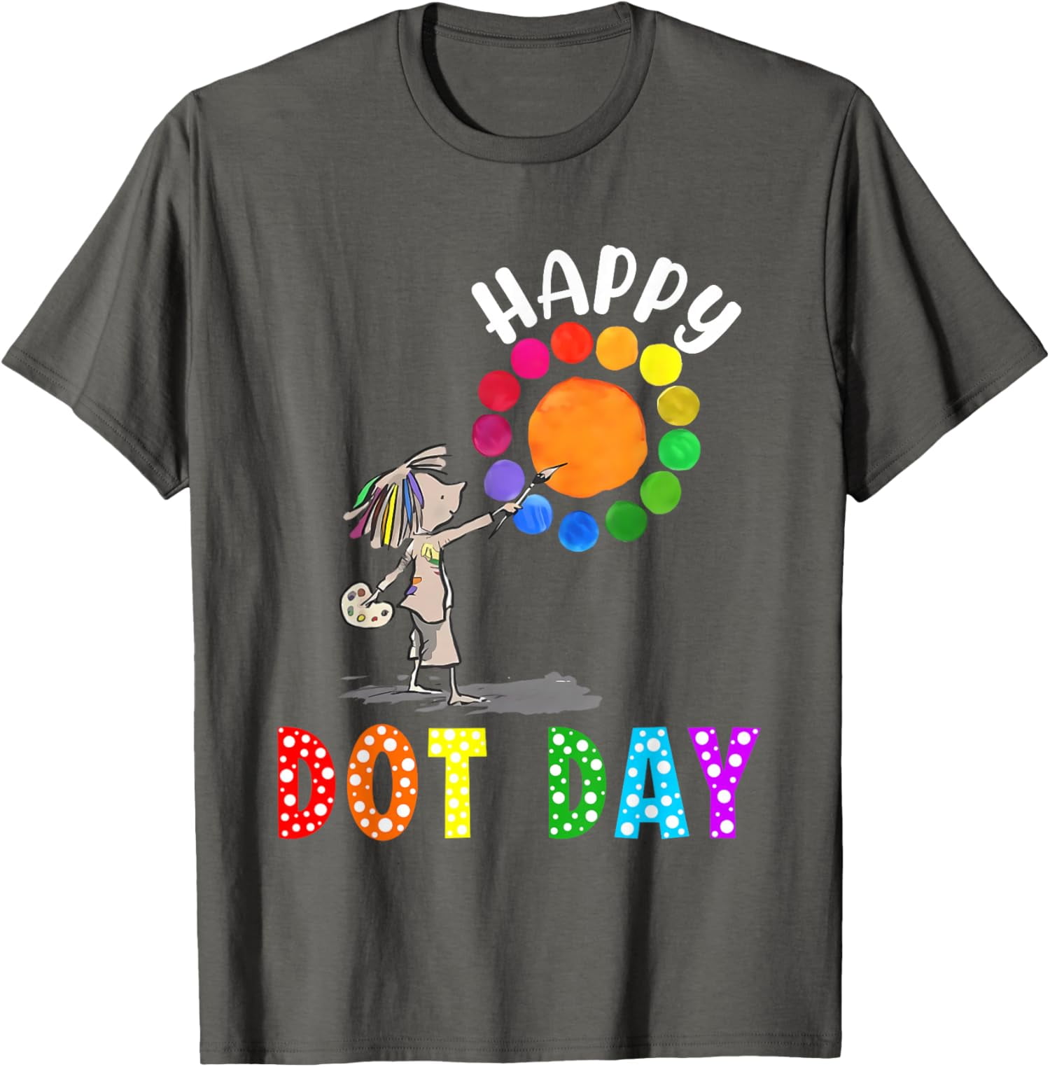 International Dot Day Colorful Polka Dot Design for Creative Kids ...