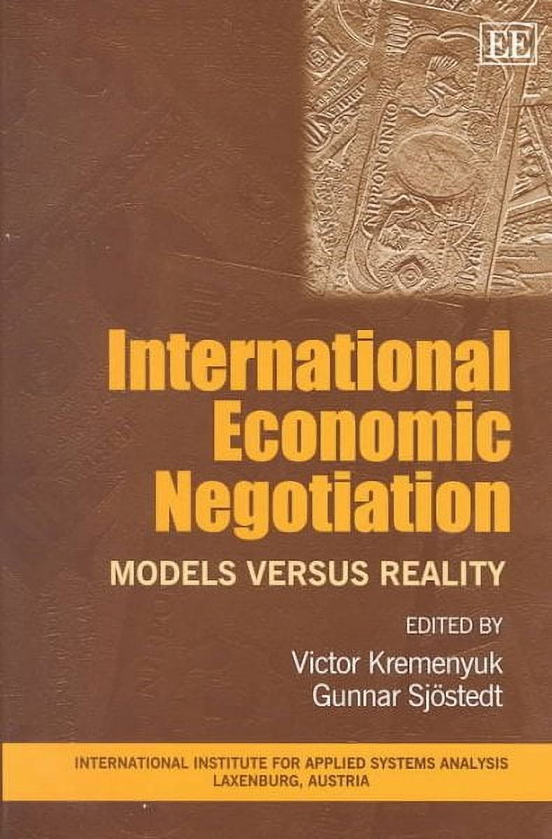 International Economic Negotiations : Models Versus Reality - Walmart.com