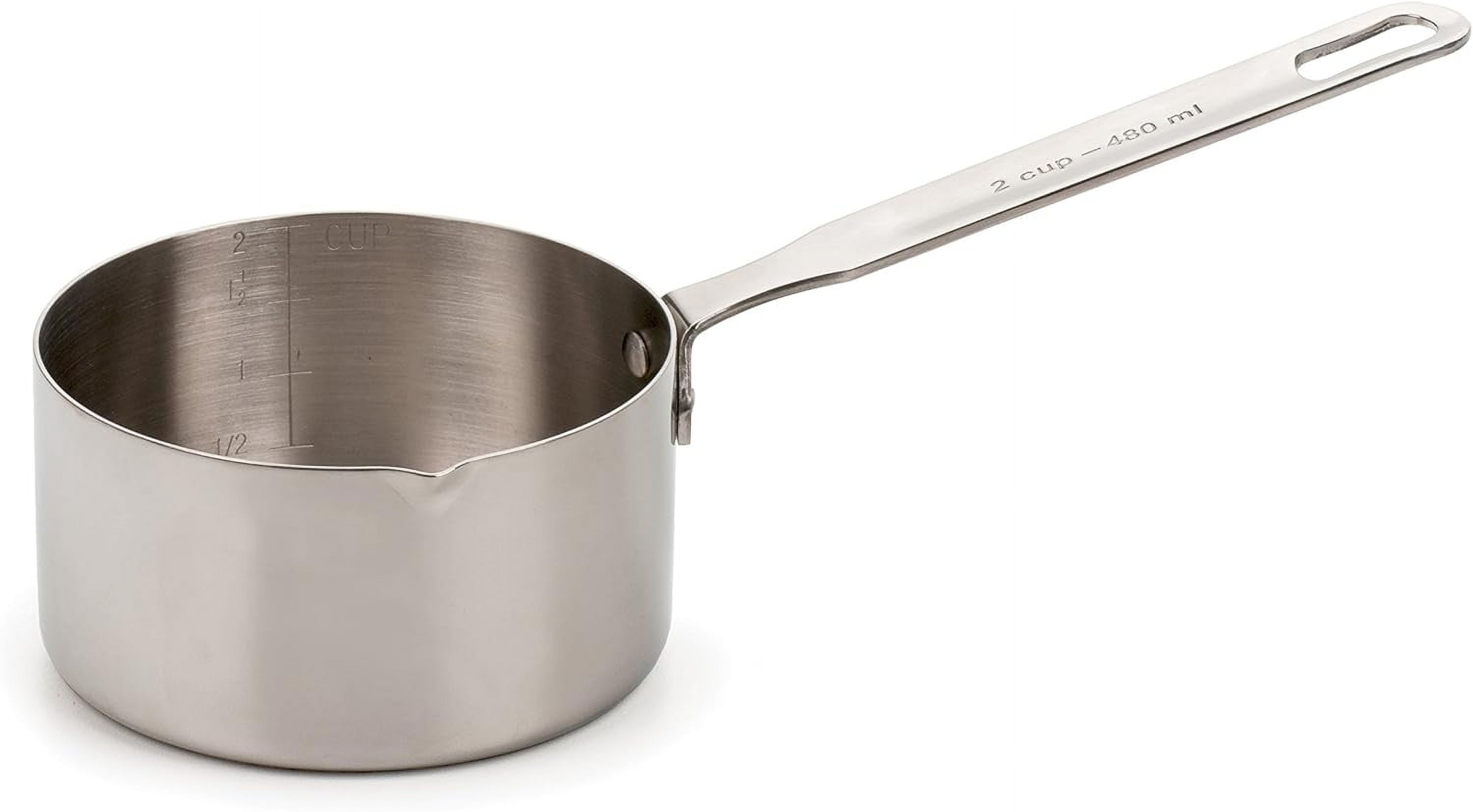 International Endurance Stainless Steel Measuring Pan , 2 Cups | Dry or ...