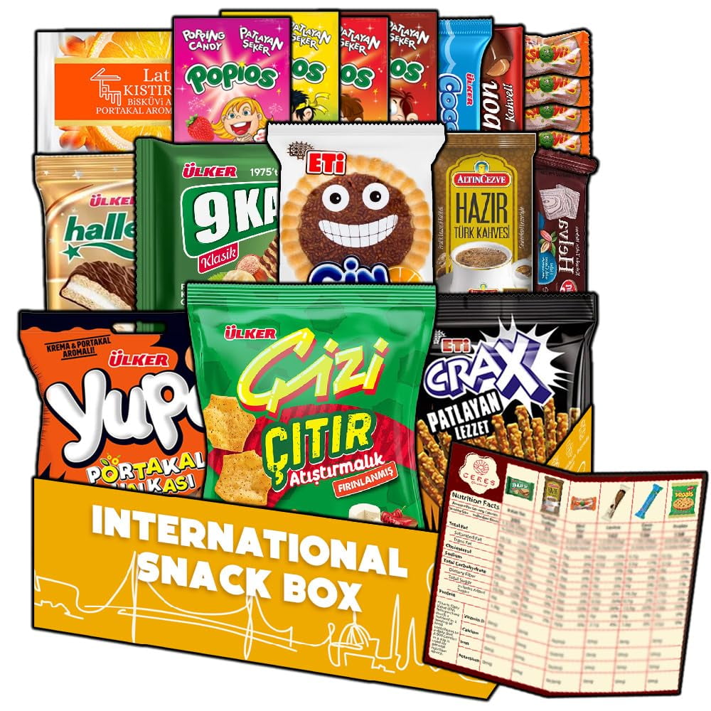 International Exotic Snack Box TMA2 Variety Pack, Count Premium Foreign ...