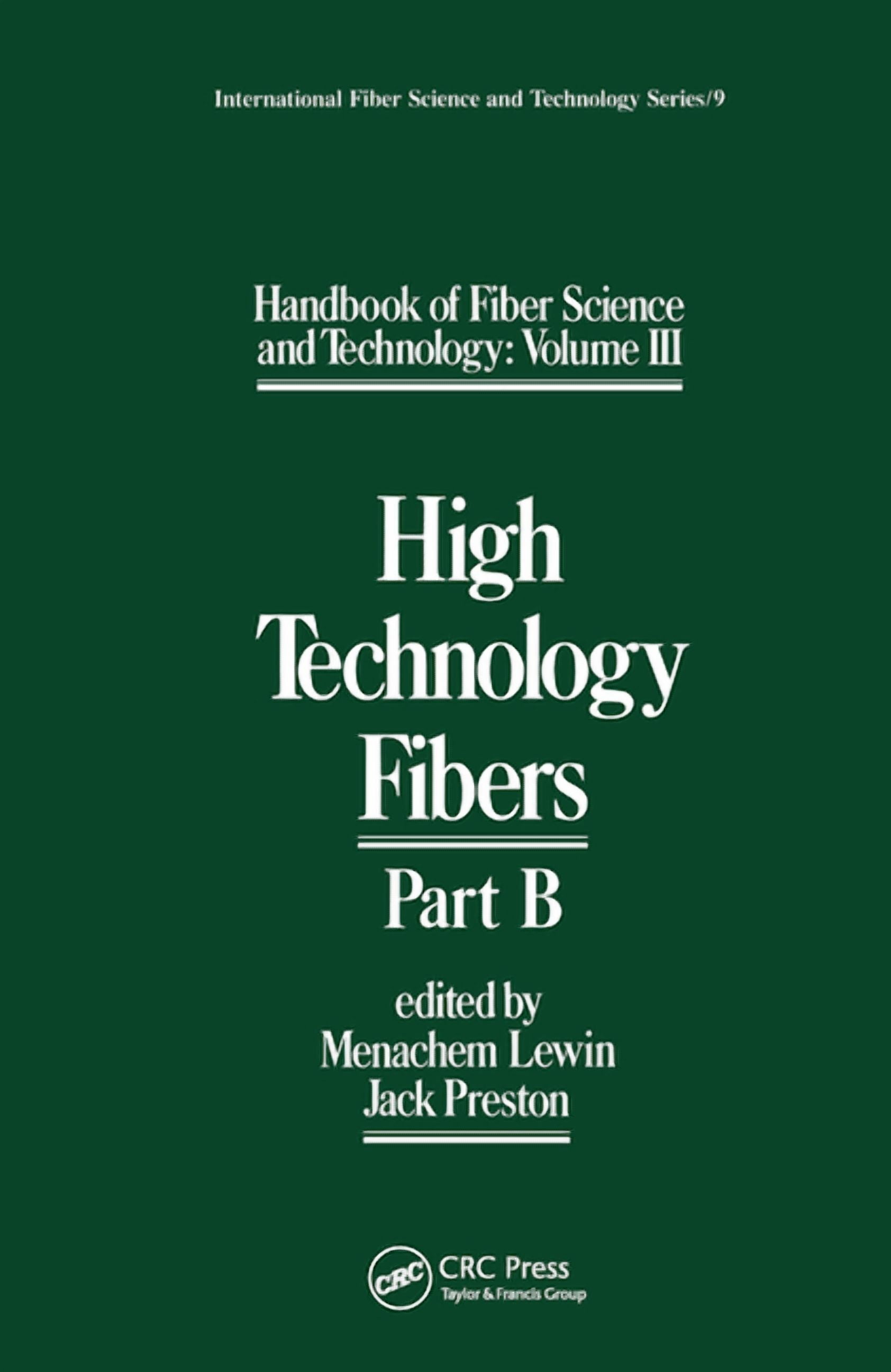 International Fiber Science and Technolo Handbook of Fiber Science and ...