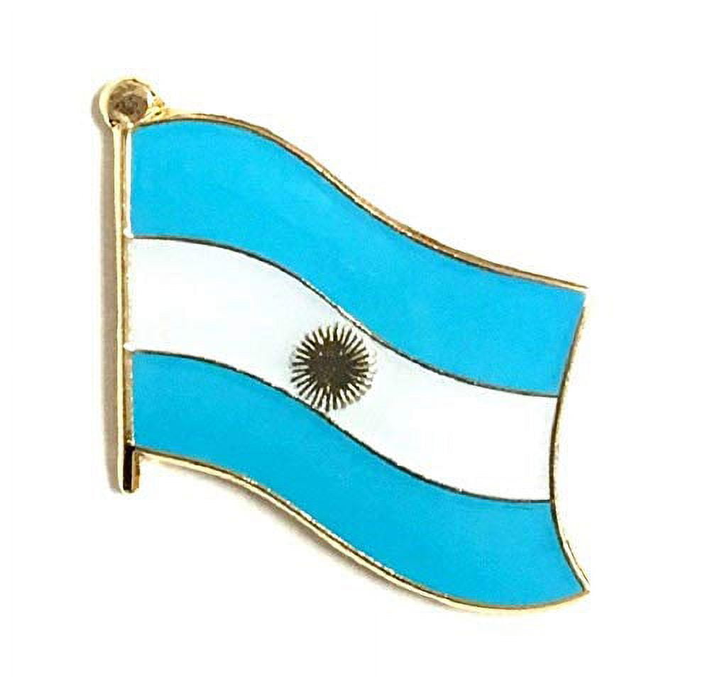 International Flag Lapel Pins, Enamel Tie & Hat Pin Badge (Argentina ...