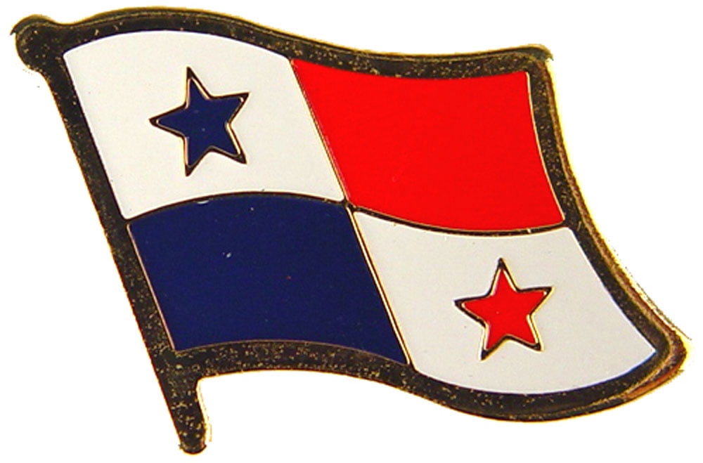 International Flag "PANAMA" Enamel Lapel Pin - Officially Licensed ...