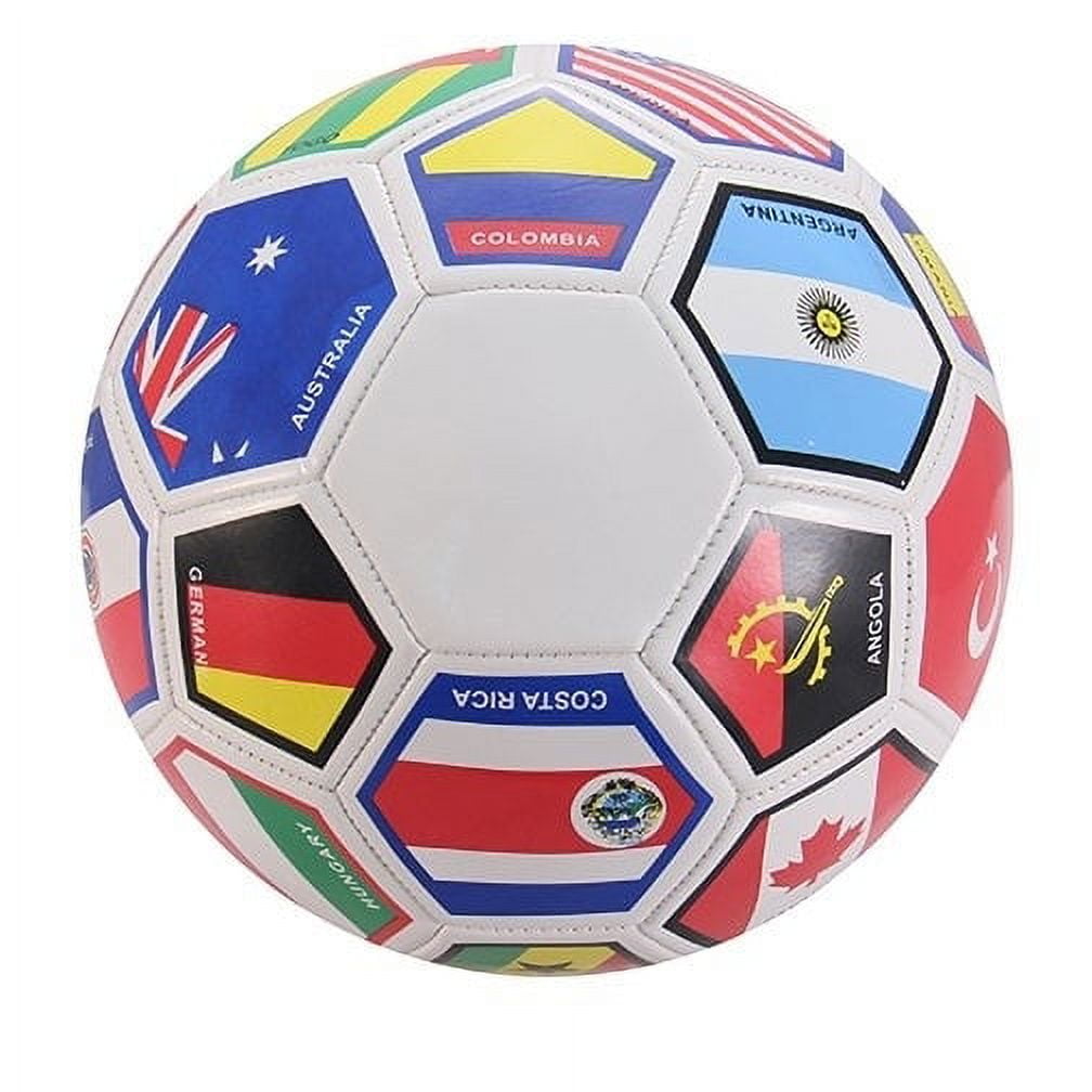 PremiumConnection International Flags Regulation Size Soccer Ball ...