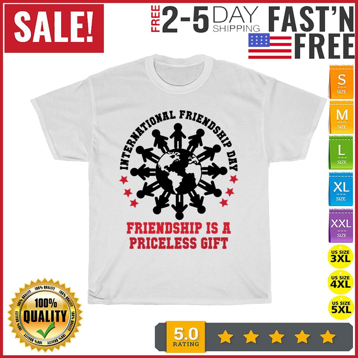 International Friendship Day Friendship Is Priceless Vintage T Shirt ...