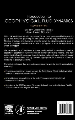 Pre-Owned Introduction to Geophysical Fluid Dynamics: Physical and Numerical Aspects (Volume 101 ...