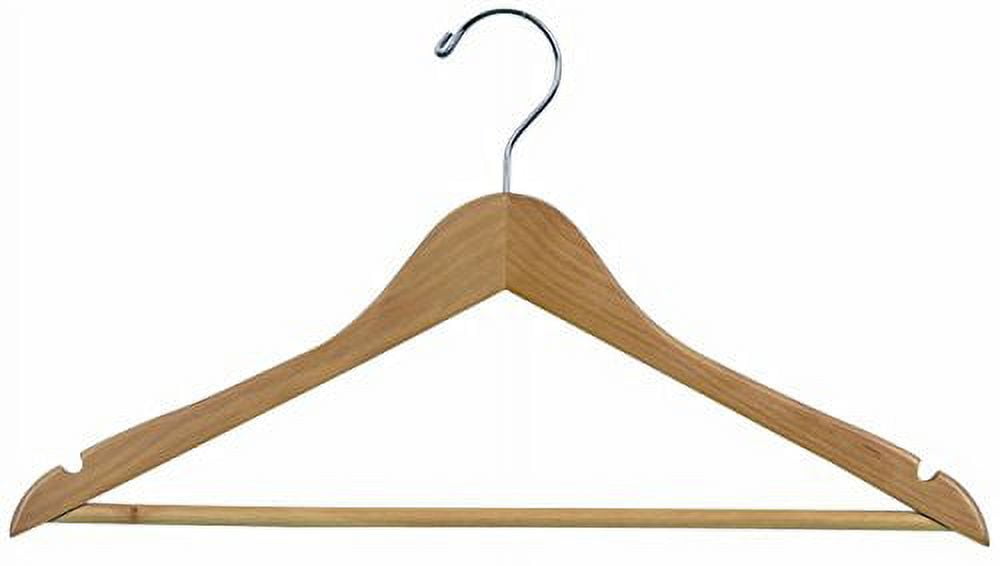 Free Shipping! International Hanger Wood Suit Hangers with Notches and ...