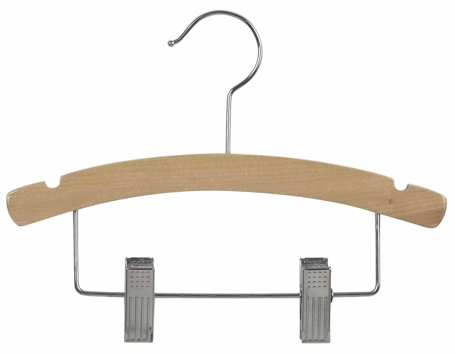 International Hanger Wooden Baby Combo Hanger, Natural Finish with ...