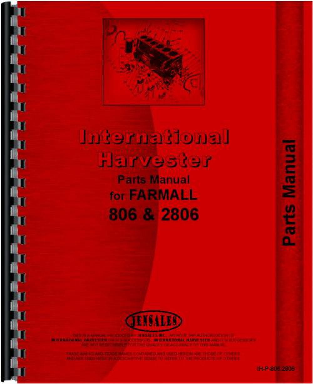 International Harvester 2806 Industrial Tractor Parts Manual - Walmart.com