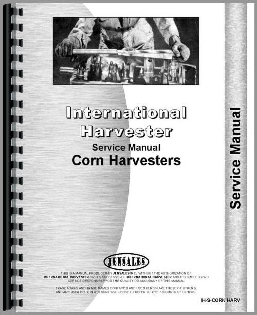 International Harvester All Corn Pickers Service Manual - Walmart.com