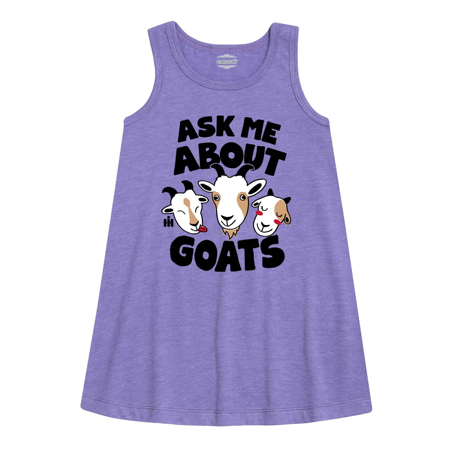 International Harvester - Ask Me About Goats - Toddler Girls A-line ...
