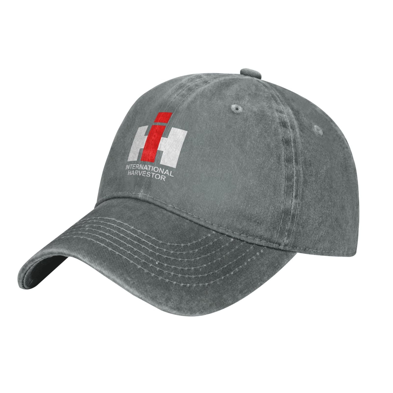International Harvester IH Logo Men Women Baseball Cap Classic Washed ...